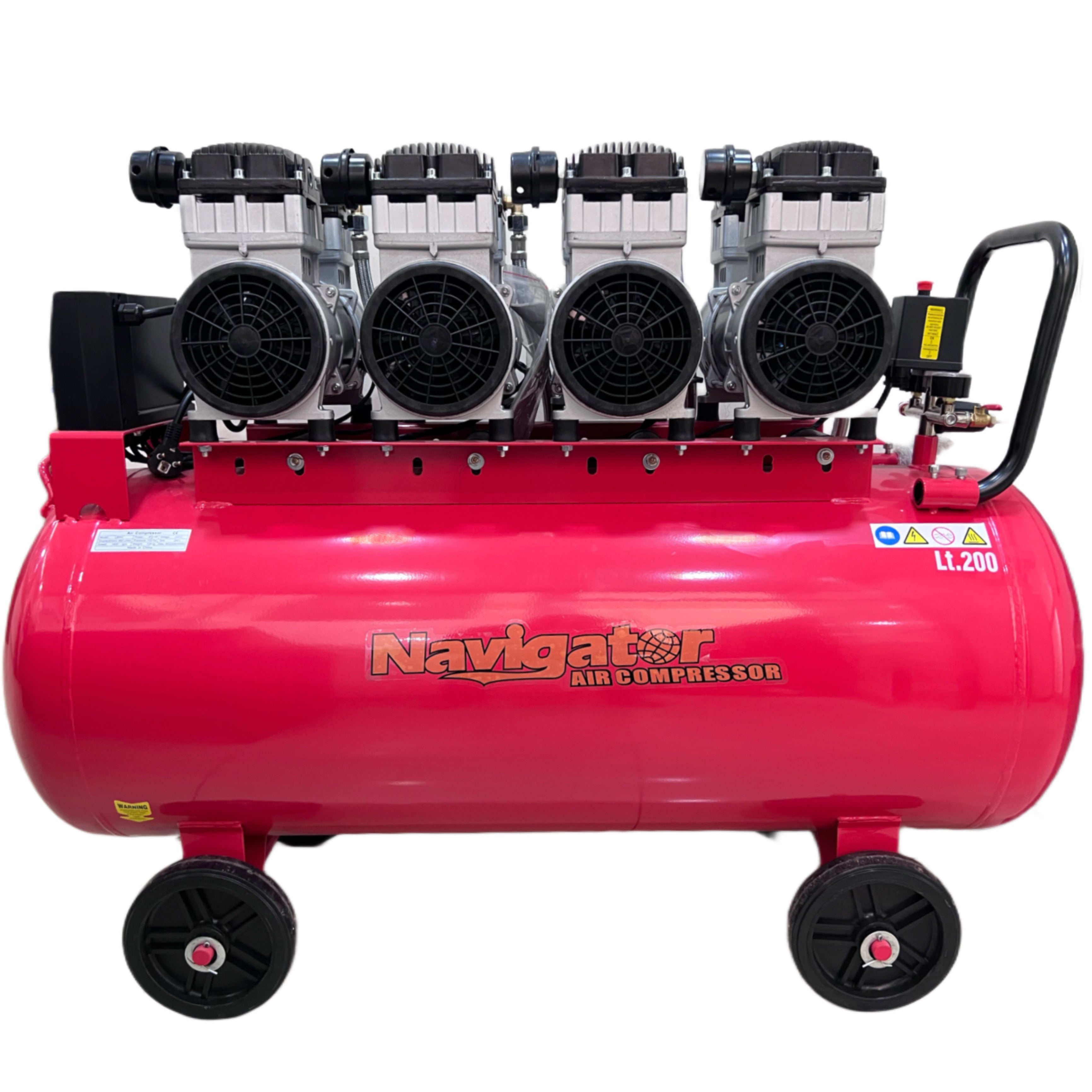 Silent Oilless Air Compressor 200L with intelligent controller ...