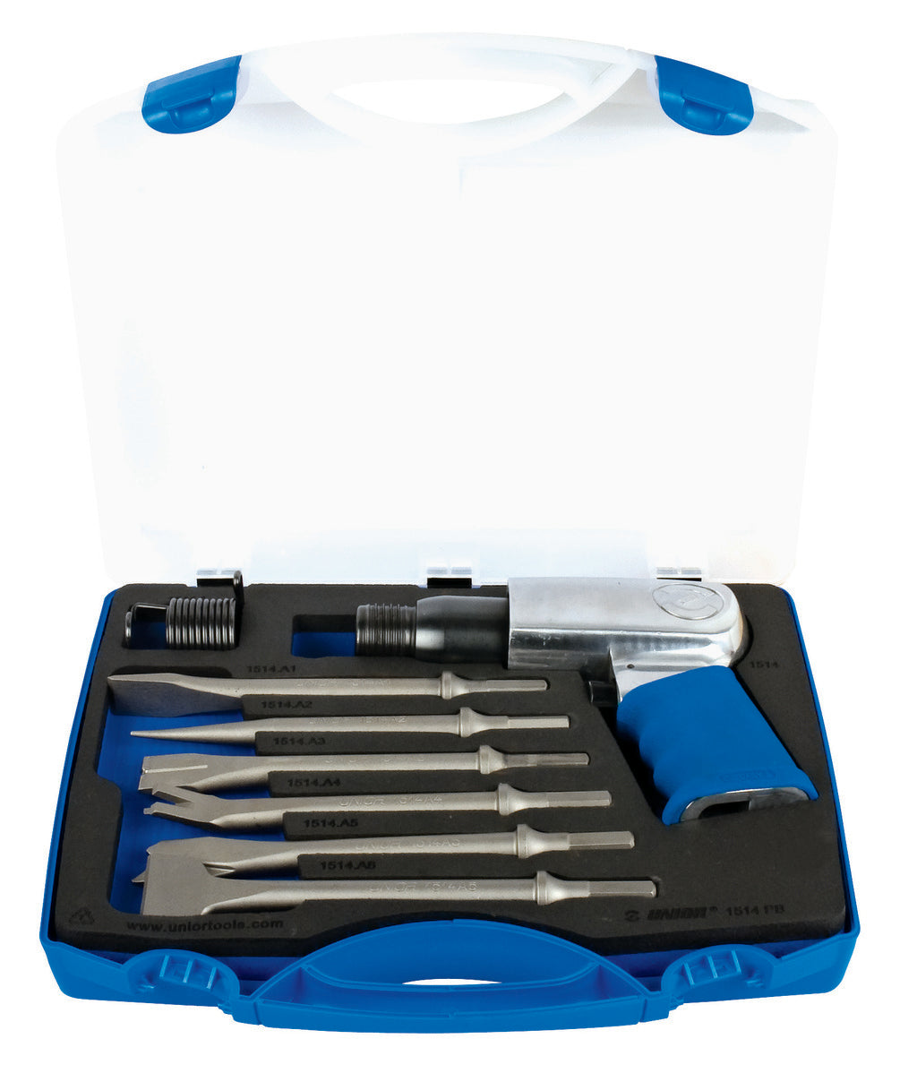 Unior Stroke pneumatic hammer, with set of chisels – Mechanical Supply ...