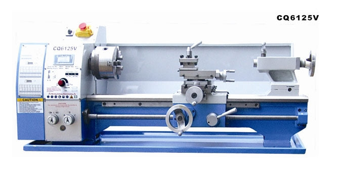 Manual Small Bench Lathe Machine With Stand CQ6125V-750 – Mechanical ...
