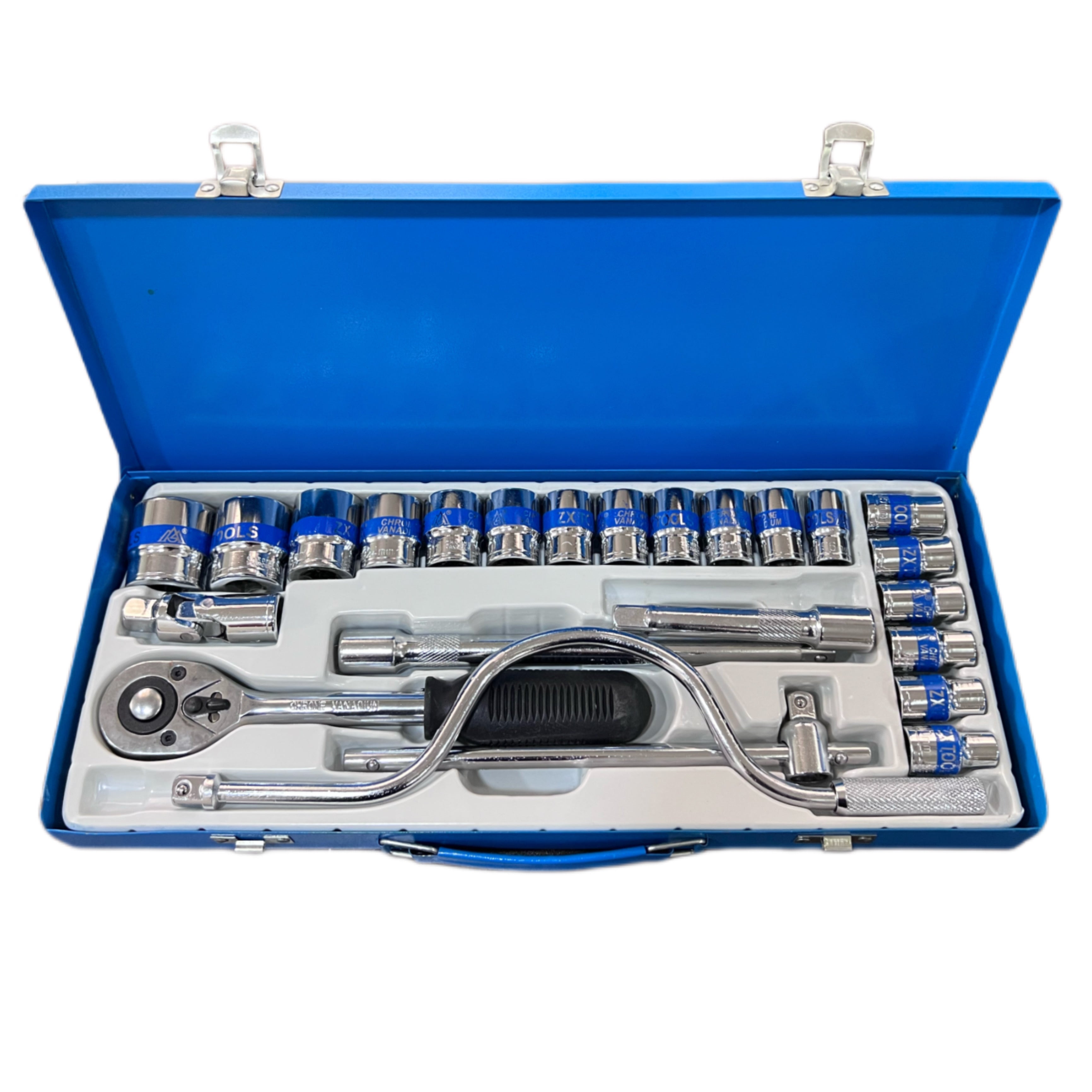 24 Pieces 1/2 DR. Socket Wrench Set – Mechanical Supply Center